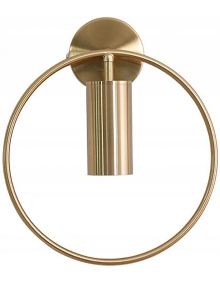 Kinkiet Ścienny Gold Ring Obręcz Złoty